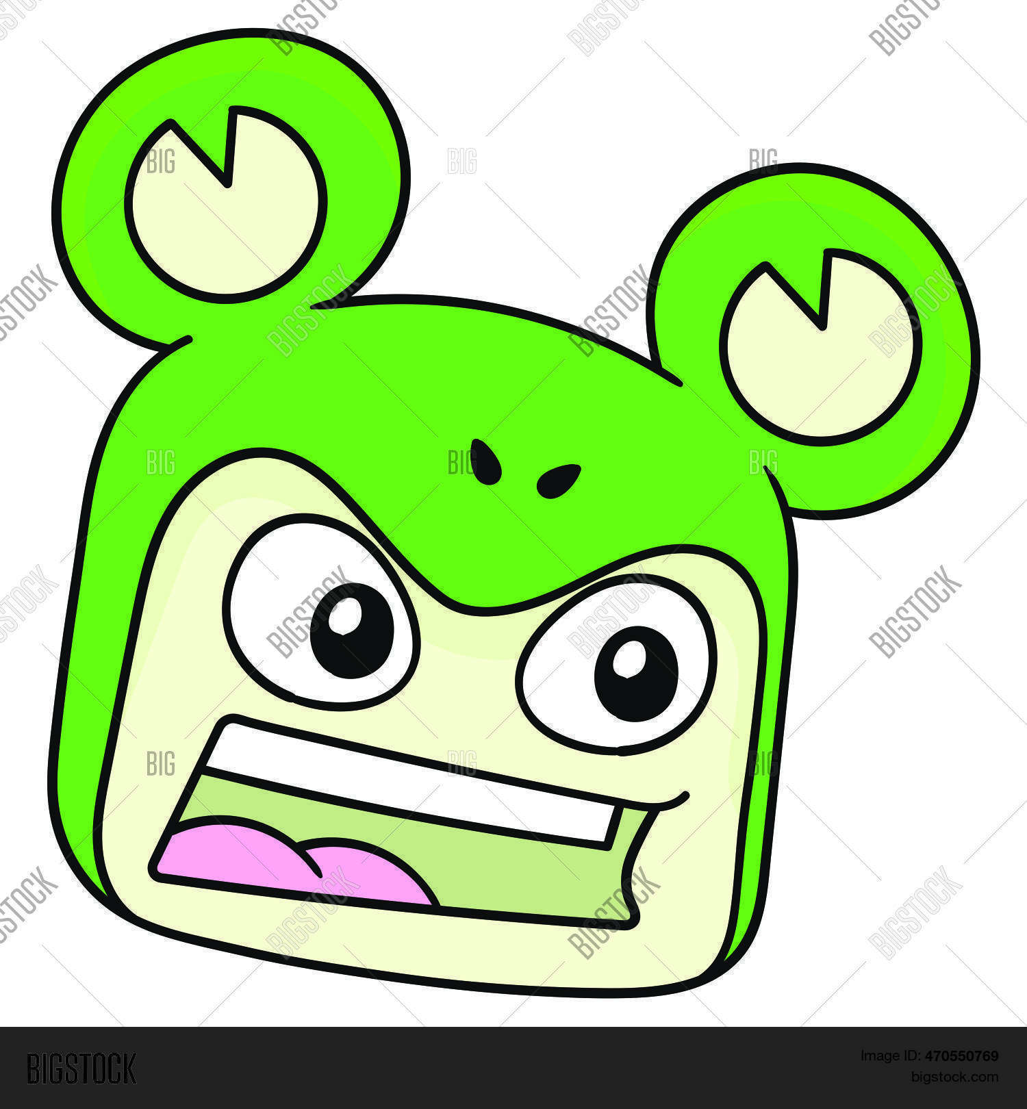 Frog Faced Head Vector & Photo (Free Trial) | Bigstock