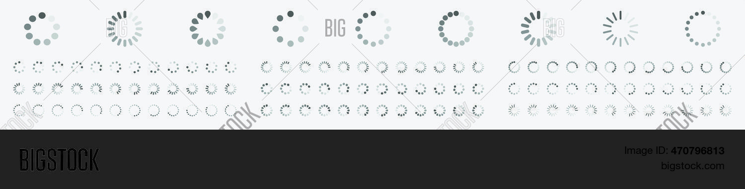 Circular Loading Vector And Photo Free Trial Bigstock