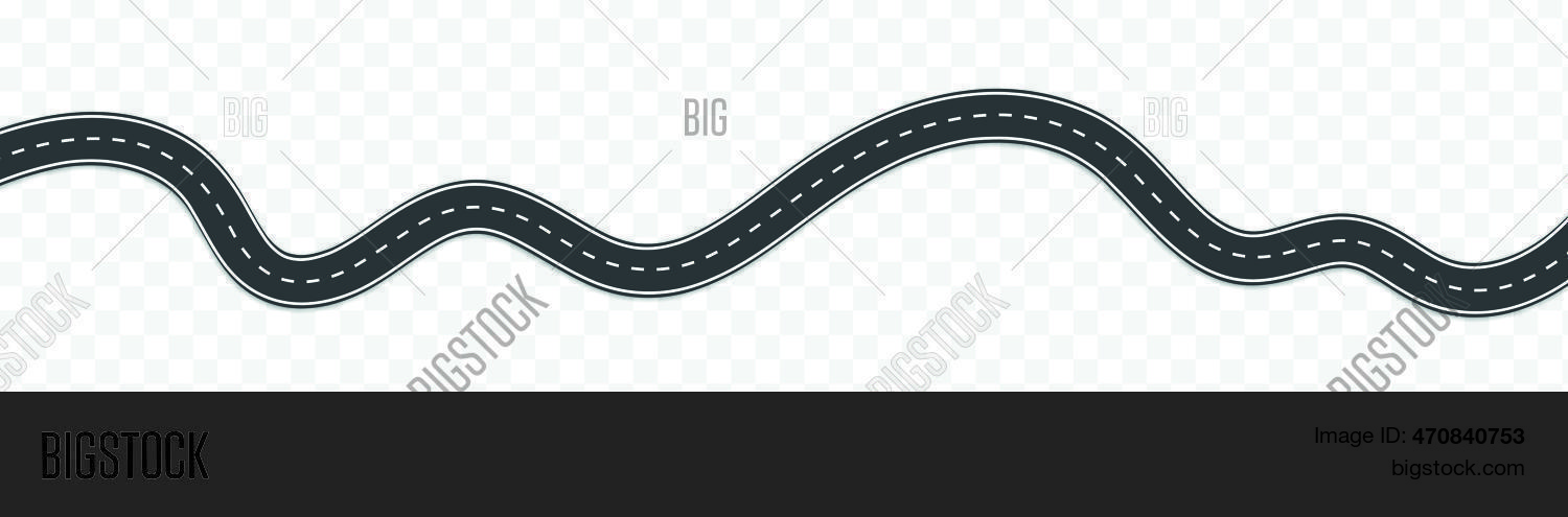 Top View On Road Map Vector & Photo (Free Trial) | Bigstock