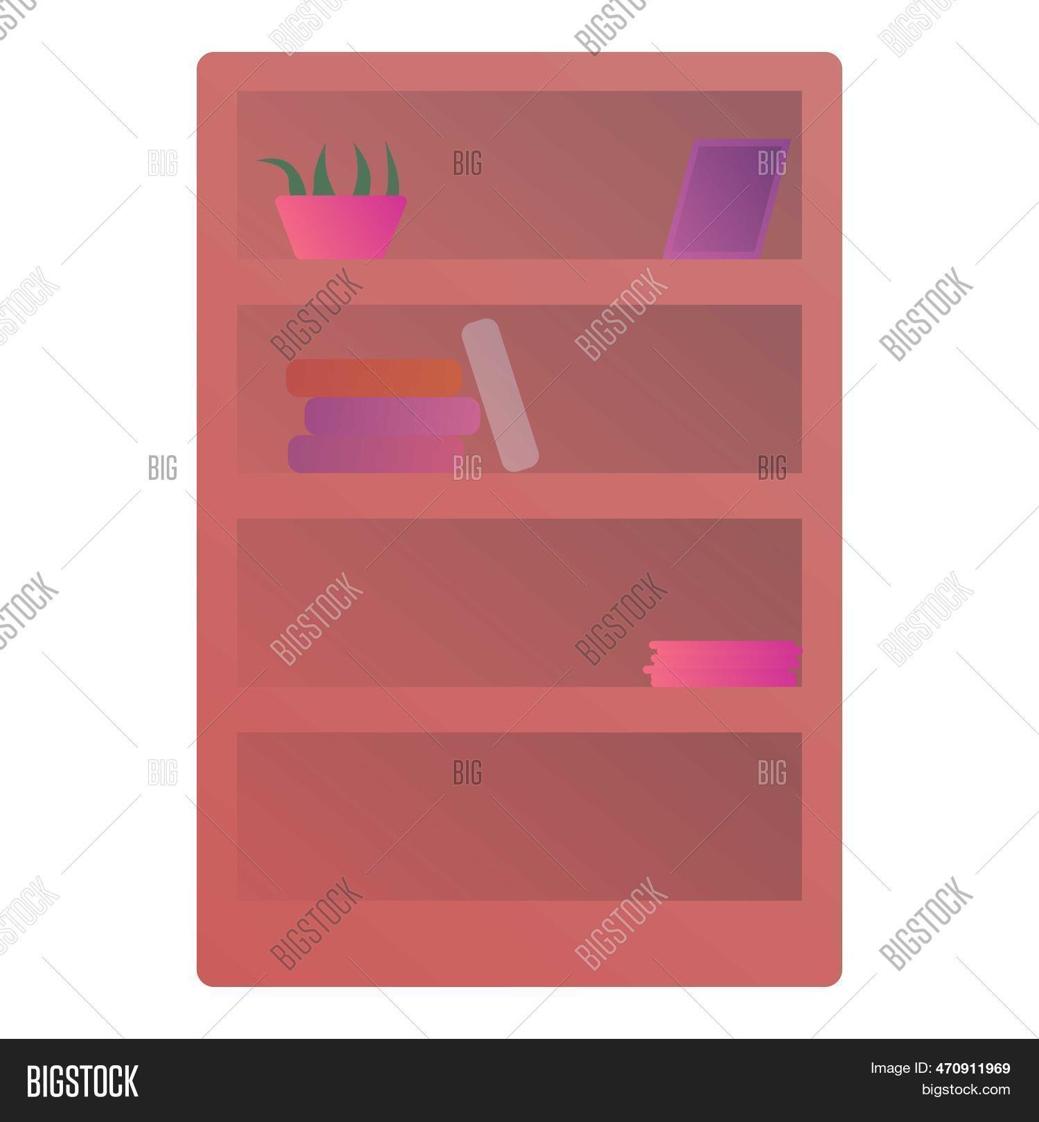 Wood Book Shelf Icon. Image & Photo (Free Trial) | Bigstock