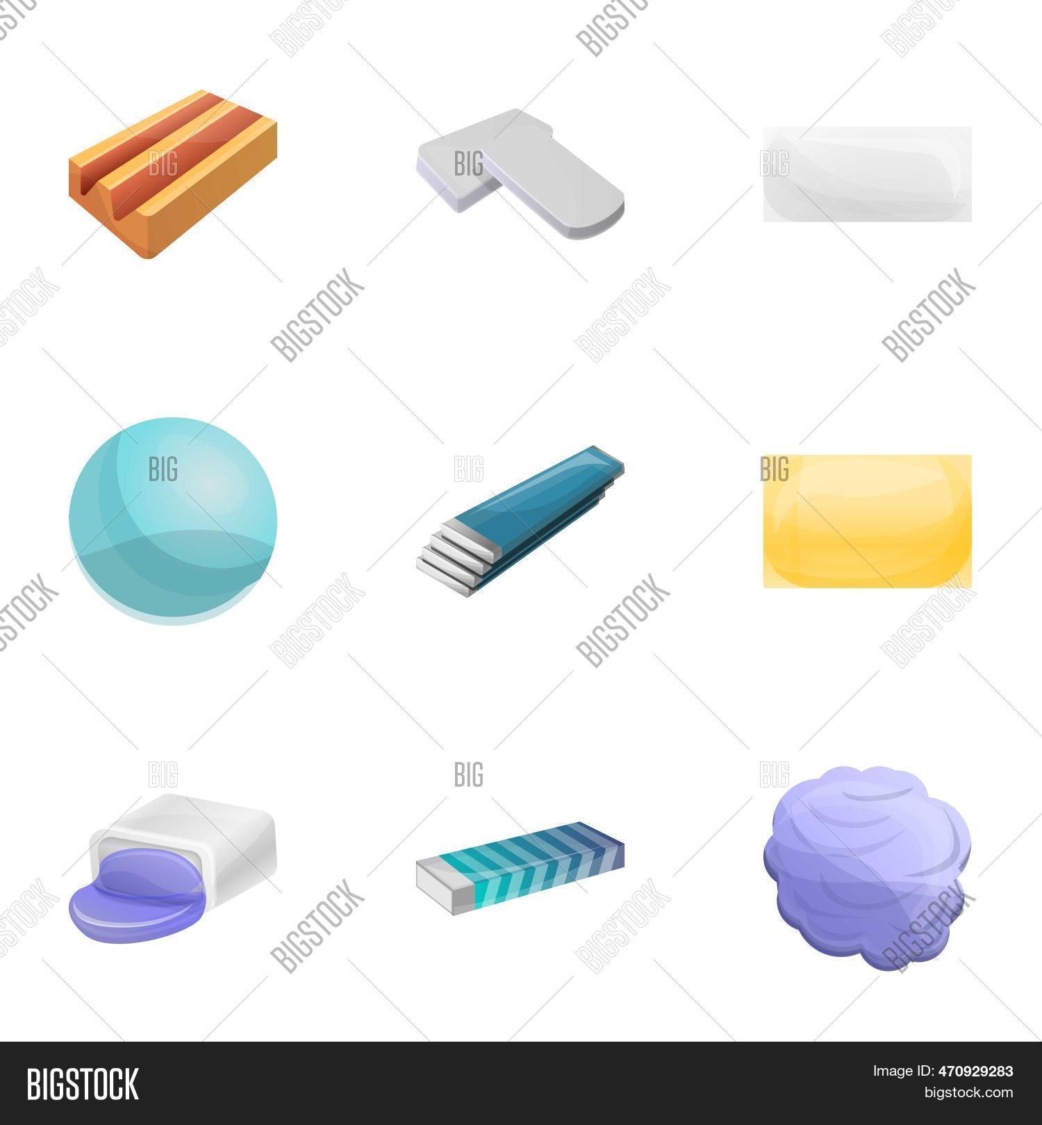 Chewing Gum Icon Set. Image & Photo (Free Trial) | Bigstock