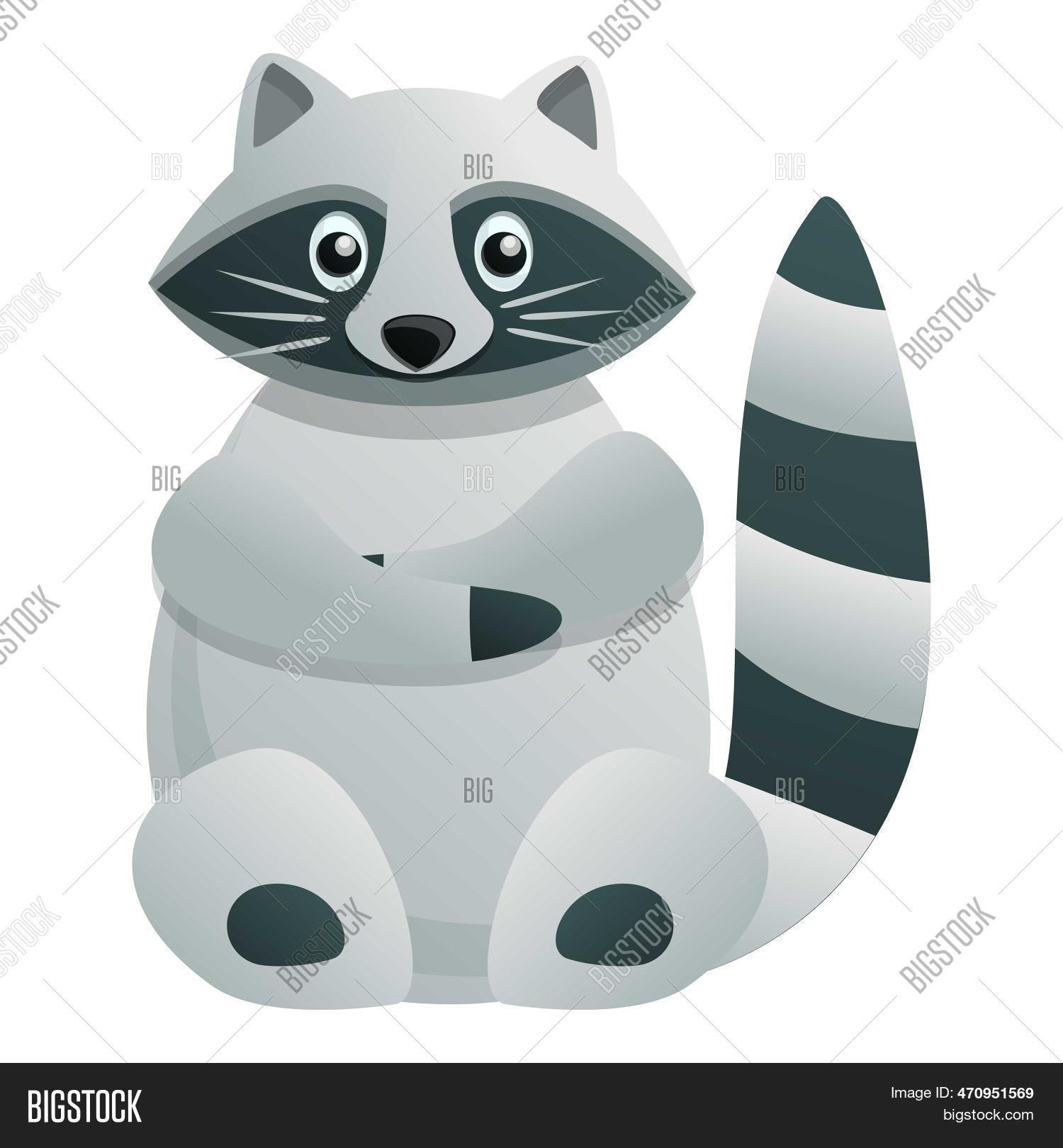 Raccoon Icon. Cartoon Image & Photo (Free Trial) | Bigstock
