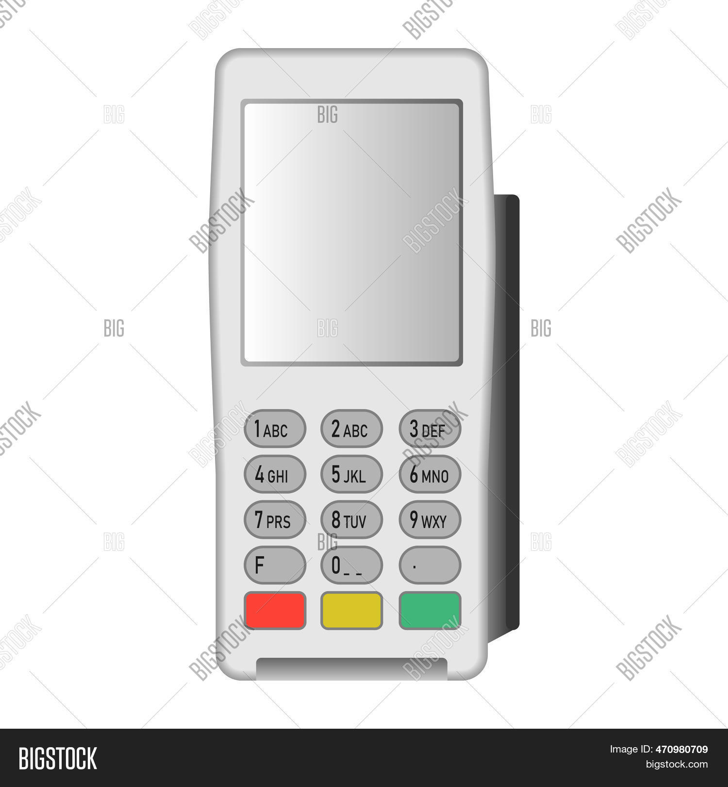 White Pos Terminal Image & Photo (Free Trial) | Bigstock