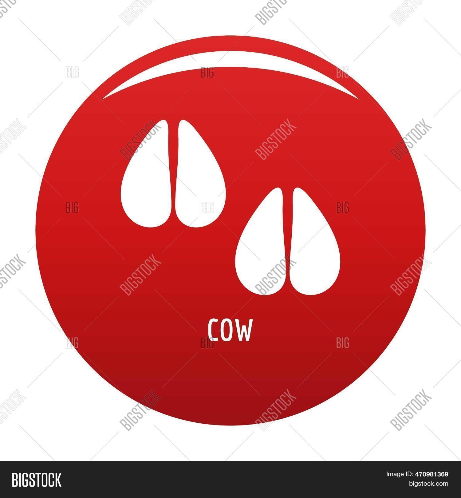 Cow Step Icon. Simple Image & Photo (Free Trial) | Bigstock