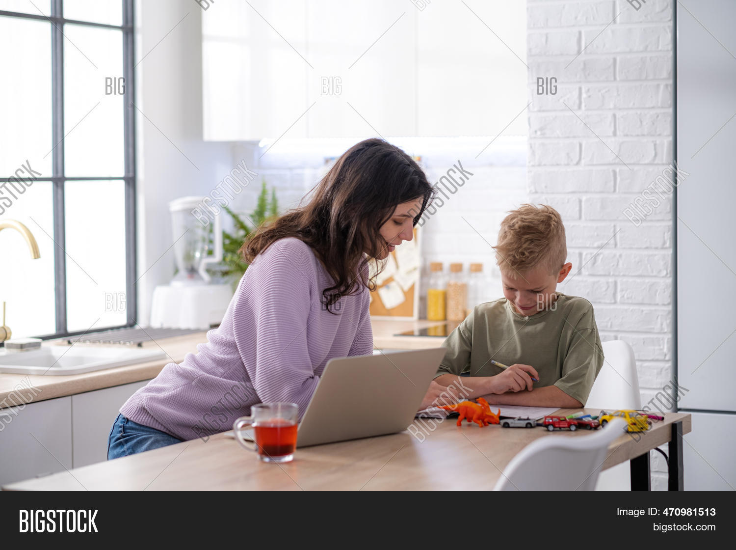 Work Home Family Image & Photo (Free Trial) | Bigstock