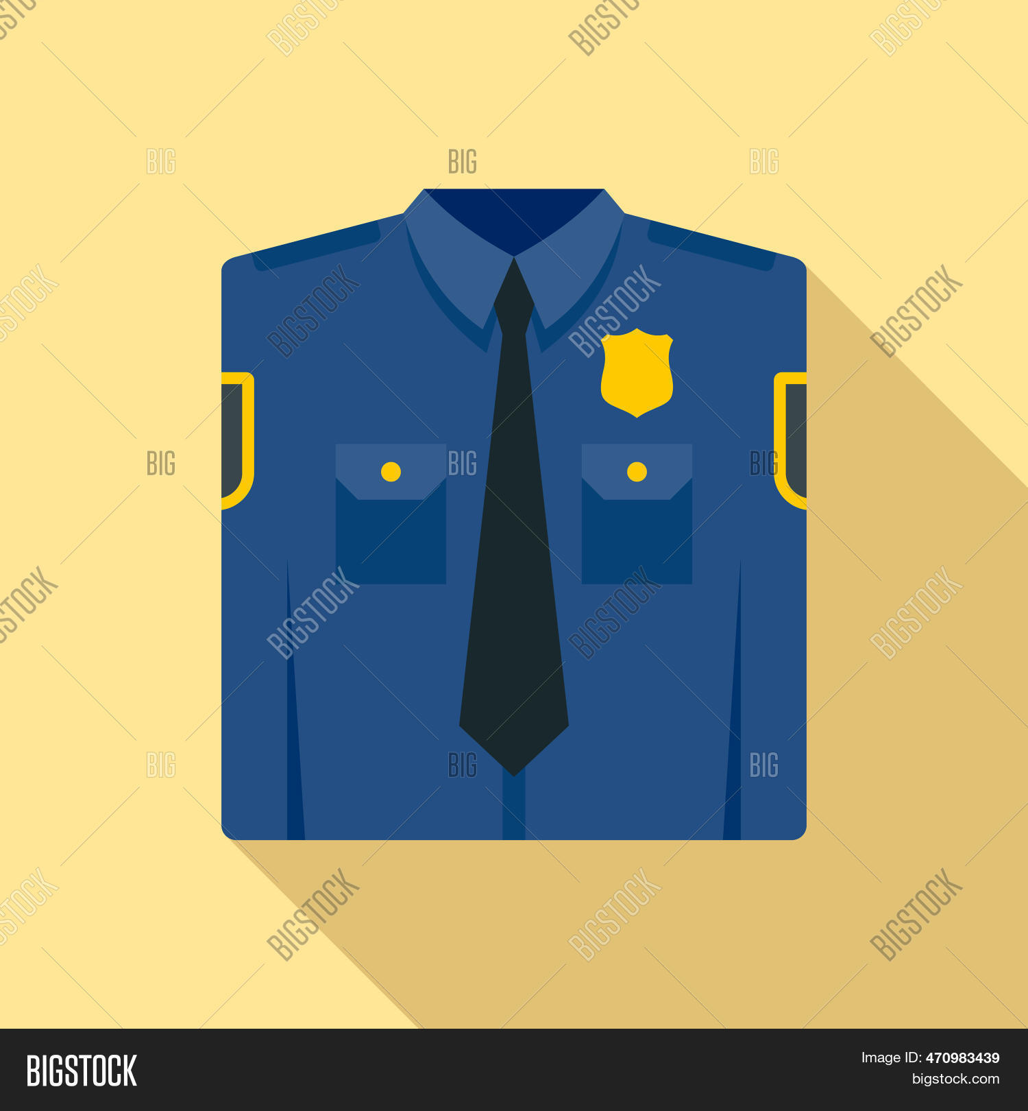 Police Uniform Icon. Image & Photo (Free Trial) | Bigstock