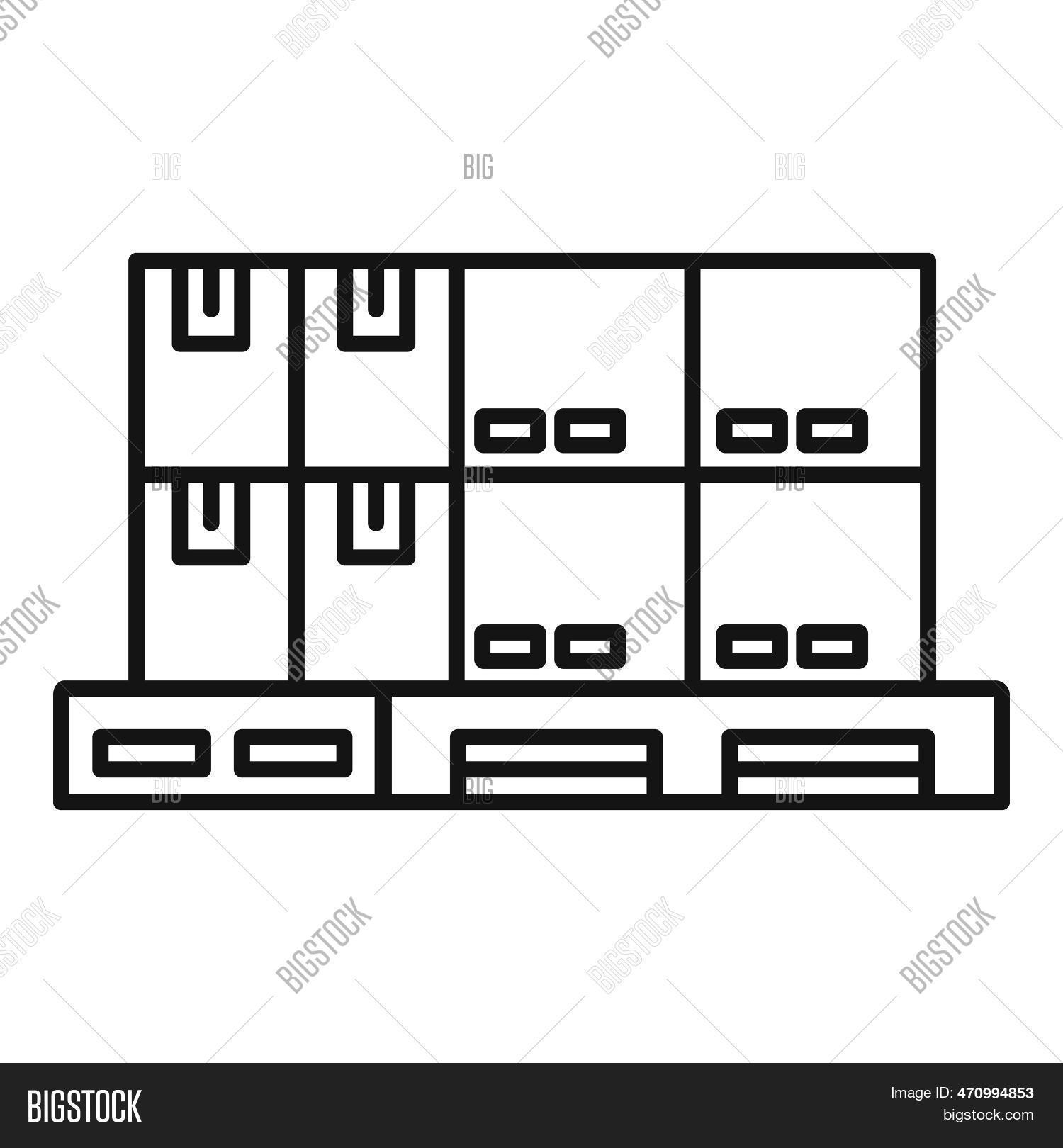 Box Pallet Icon. Image & Photo (Free Trial) | Bigstock