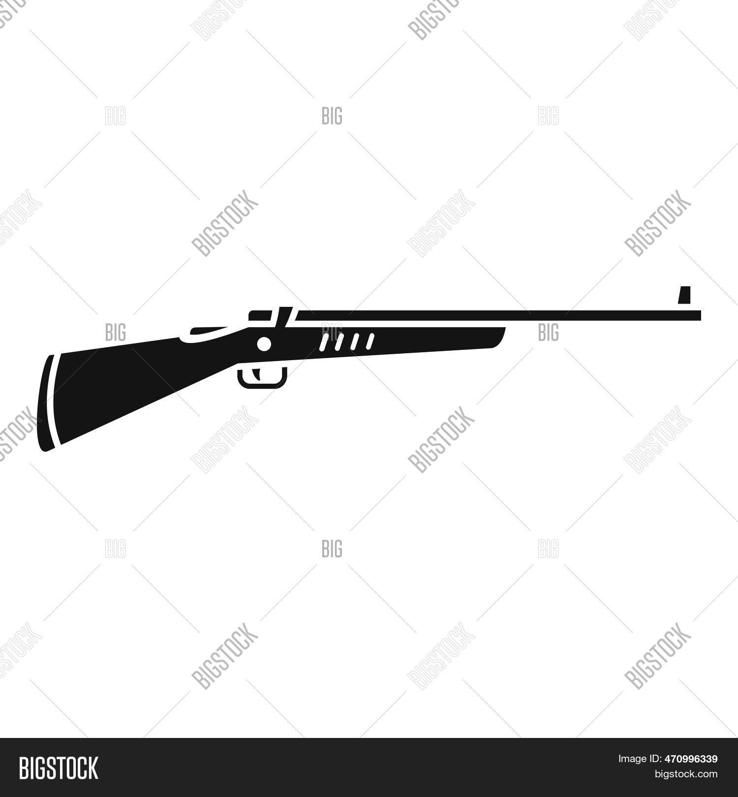Old Hunting Rifle Icon Image & Photo (Free Trial) | Bigstock