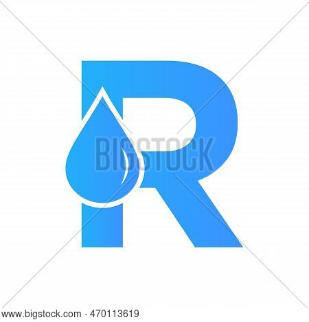 Letter R Water Logo Vector & Photo (Free Trial) | Bigstock