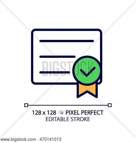 Diploma Check Mark Vector & Photo (Free Trial) | Bigstock