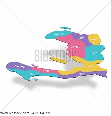 Haiti Political Map Vector & Photo (Free Trial) | Bigstock