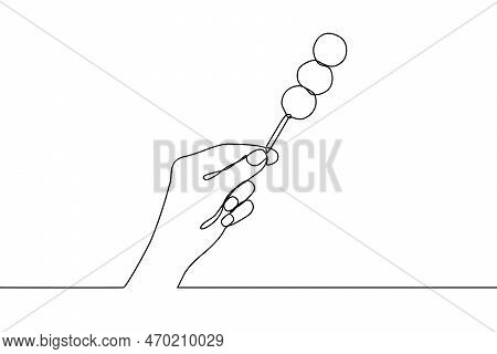 Hand Holding Dango Vector & Photo (Free Trial) | Bigstock