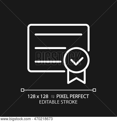 Diploma Check Mark Vector & Photo (Free Trial) | Bigstock