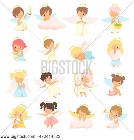 Cute Baby Angels Vector & Photo (Free Trial) | Bigstock