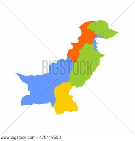 Political Map Of Pakistan