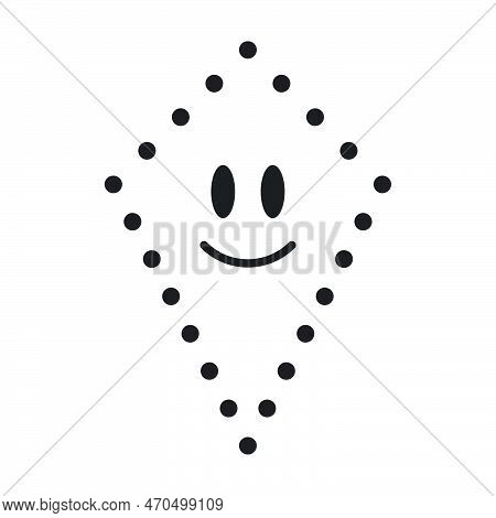 Dotted Kite Shape Vector & Photo (Free Trial) | Bigstock