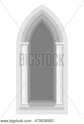 Gothic Arch Columns. Vector & Photo (Free Trial) | Bigstock