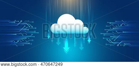 Data Cloud Storage Vector & Photo (Free Trial) | Bigstock
