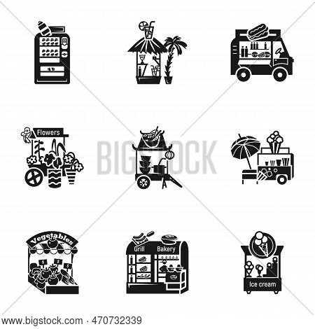 Street Food Kiosk Icon Image & Photo (Free Trial) | Bigstock