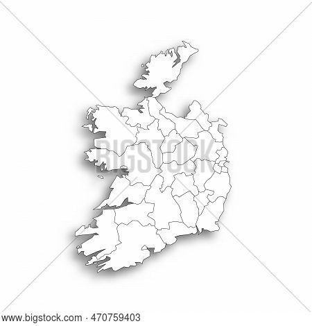 Ireland Political Map Vector & Photo (Free Trial) | Bigstock