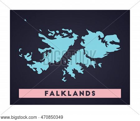 Falklands Map. Vector & Photo (Free Trial) | Bigstock