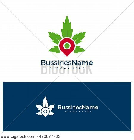 Point Cannabis Logo Vector & Photo (Free Trial) | Bigstock