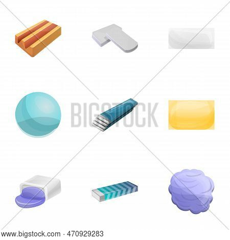 Chewing Gum Icon Set. Image & Photo (Free Trial) | Bigstock