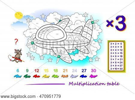 Multiplication Table Vector & Photo (Free Trial) | Bigstock