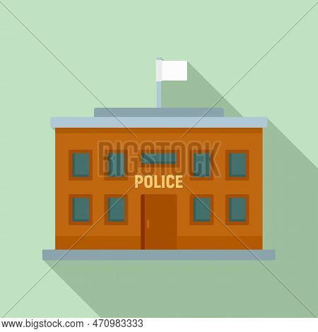 Police Building Icon. Image & Photo (Free Trial) | Bigstock