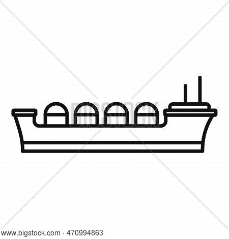 Oil Tanker Ship Icon. Image & Photo (Free Trial) | Bigstock
