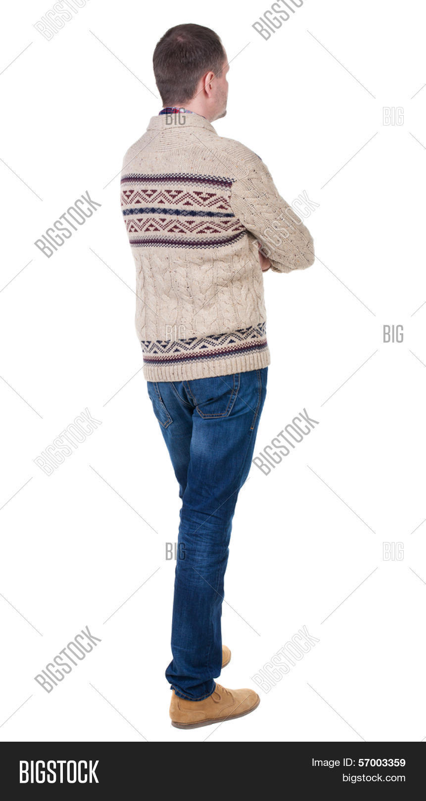 Back View Handsome Man Image & Photo (Free Trial) | Bigstock