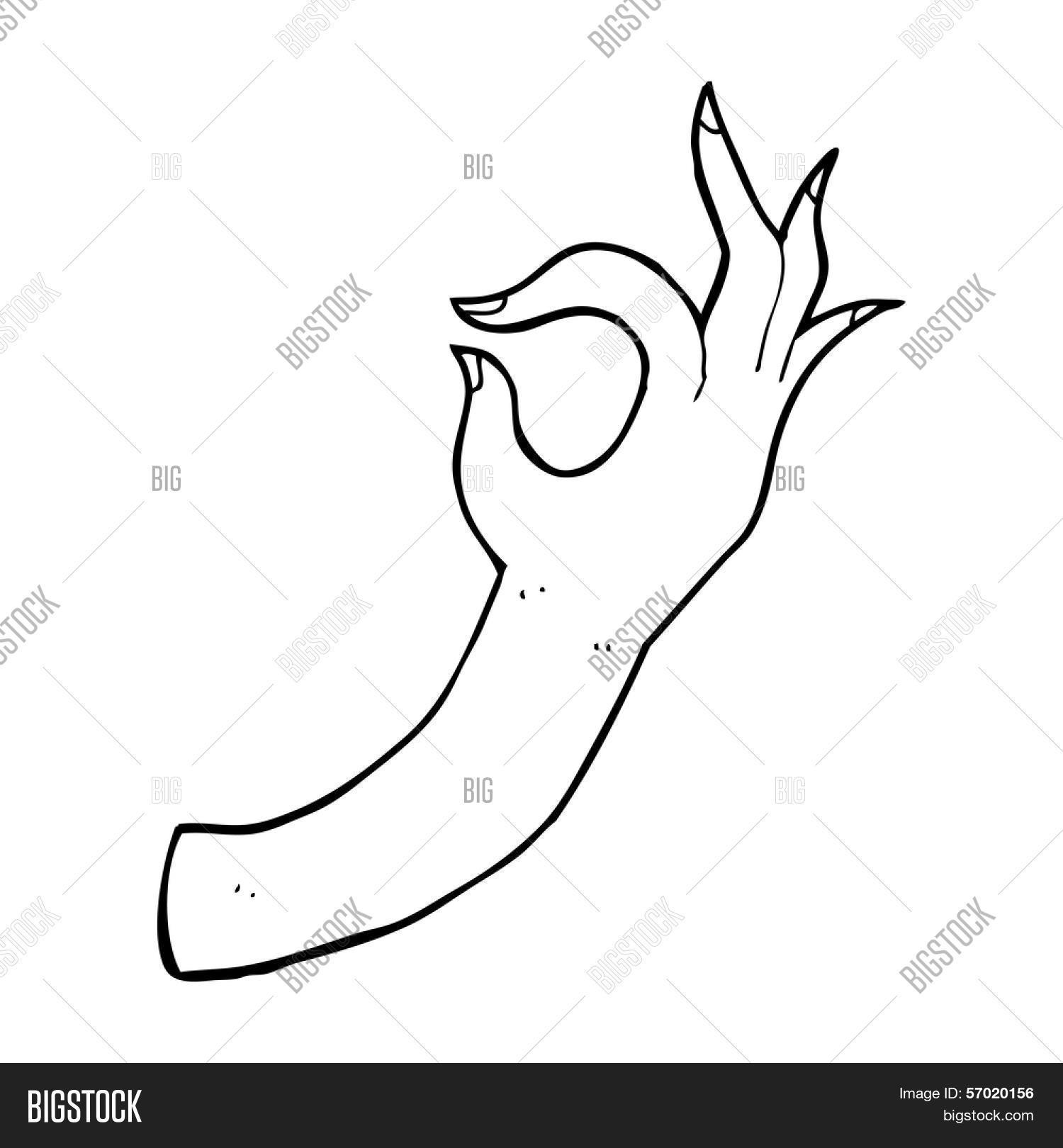 Cartoon Hand Symbol Vector & Photo (Free Trial) | Bigstock