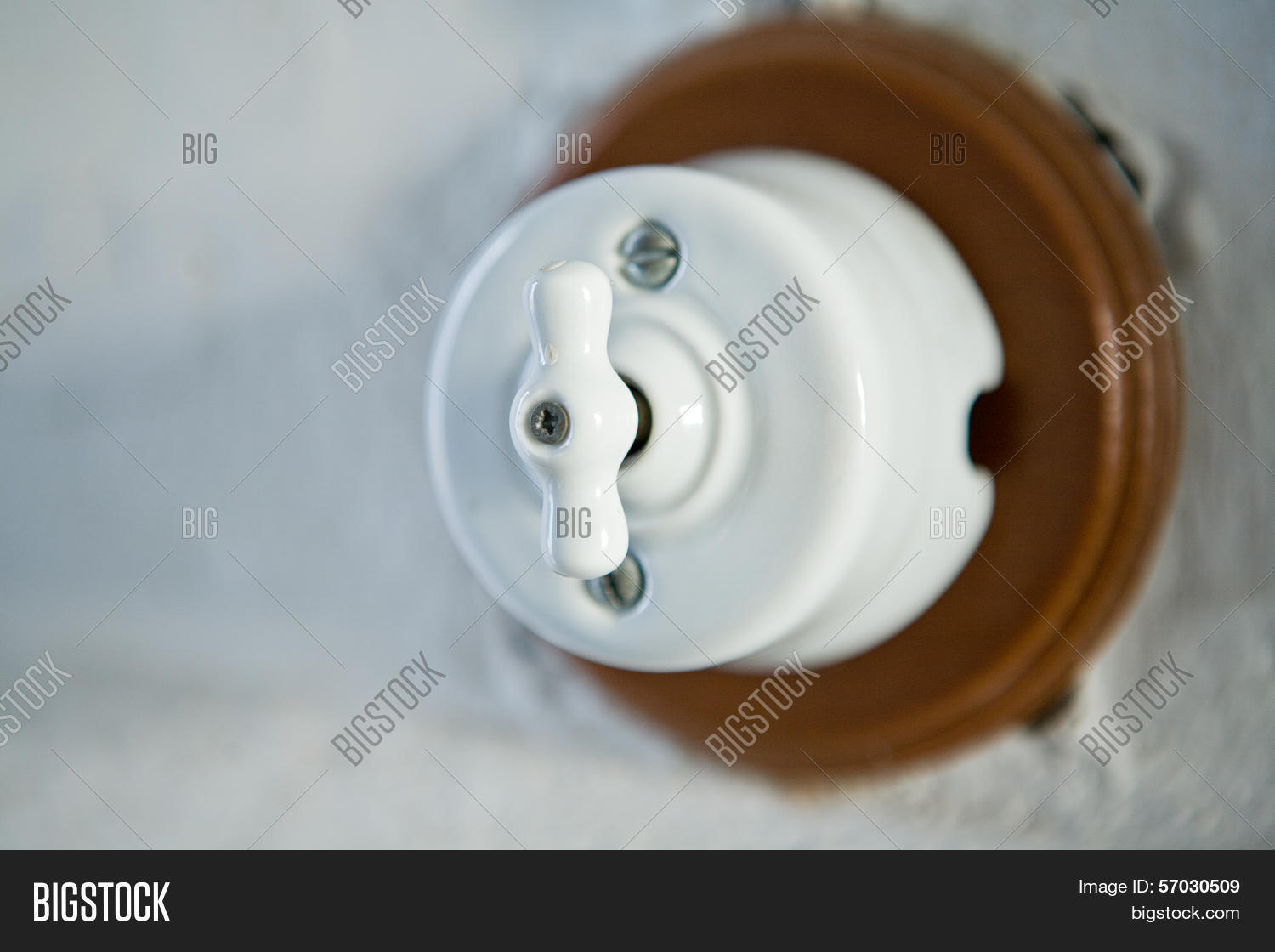 Porcelain Light Switch Image & Photo (Free Trial) | Bigstock