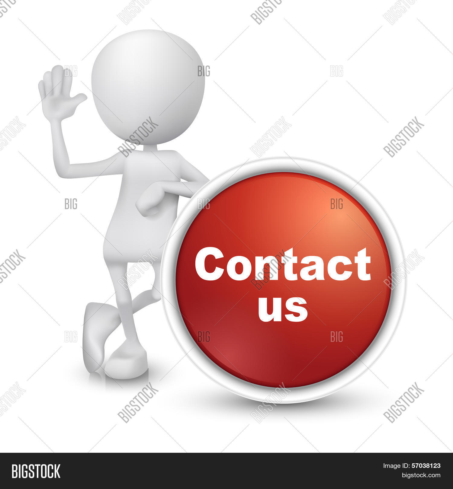 Person "contact Us" Vector & Photo (Free Trial) | Bigstock
