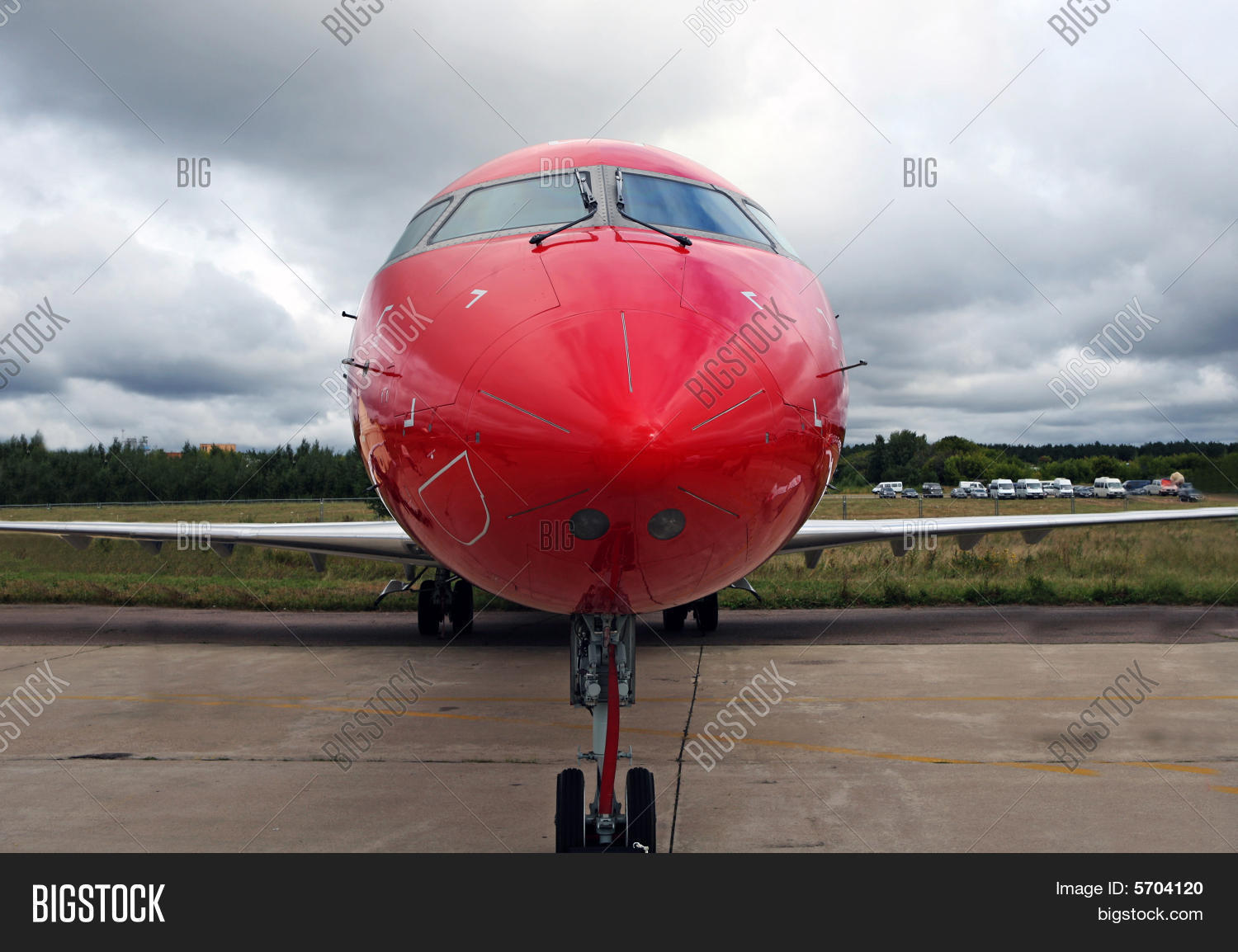 Red Jet Plane Image & Photo (Free Trial) | Bigstock