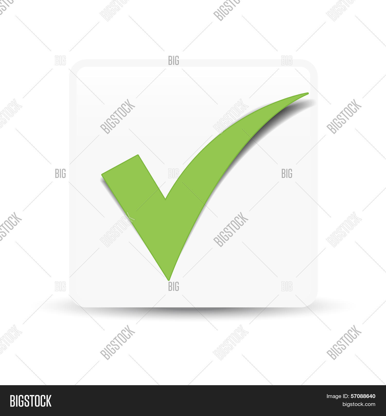 Green Check Mark Vector & Photo (Free Trial) | Bigstock