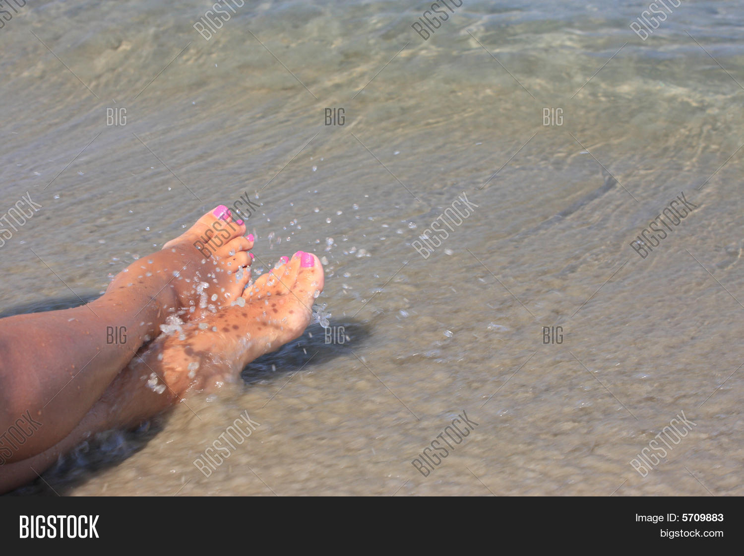 Girl Walking Water Image & Photo (Free Trial) | Bigstock