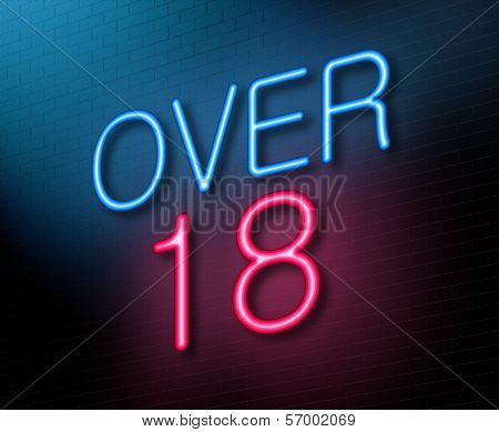 Over 18 Sign Images, Illustrations & Vectors (Free) - Bigstock