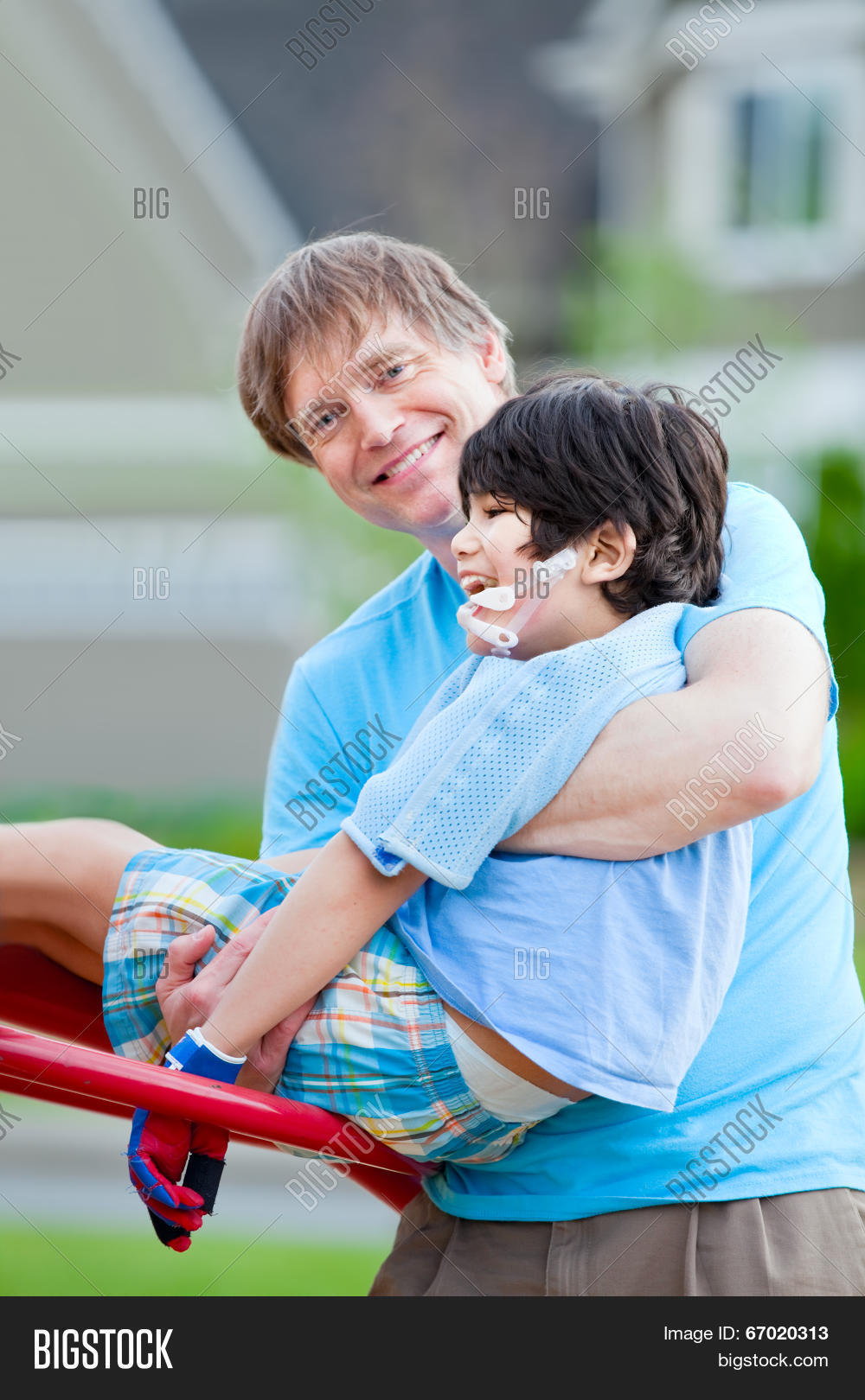 Father Helping Image & Photo (Free Trial) | Bigstock