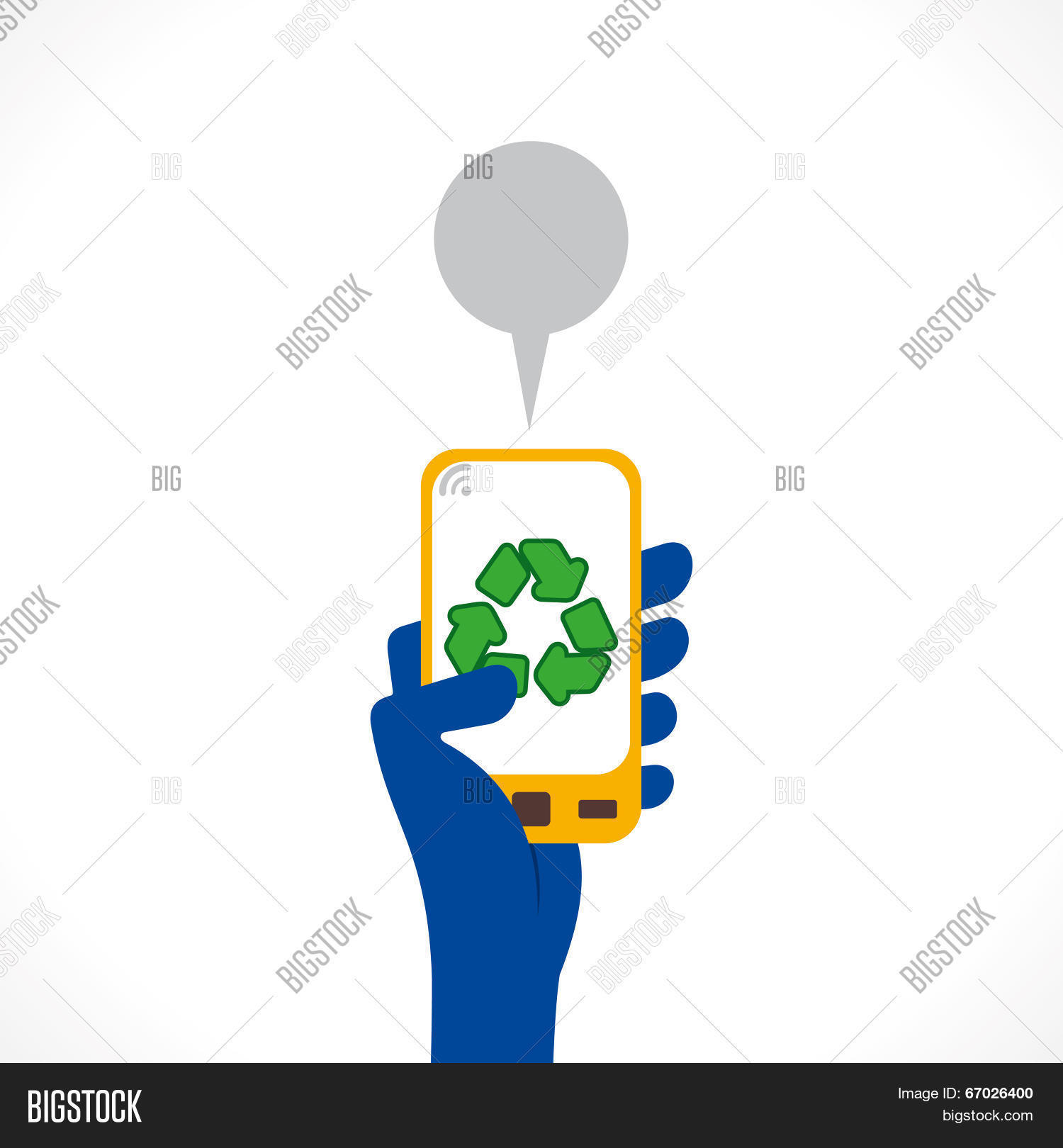 Recycle Symbol Apps Vector & Photo (Free Trial) | Bigstock