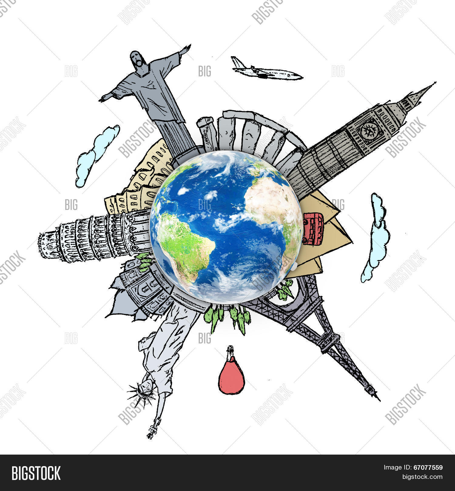Drawing Dream Travel Image & Photo (Free Trial) | Bigstock