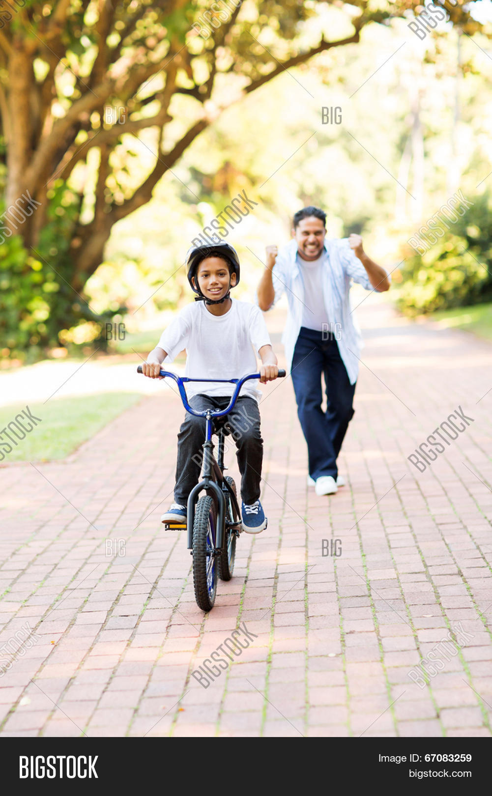 Happy Father Cheering Image & Photo (Free Trial) | Bigstock