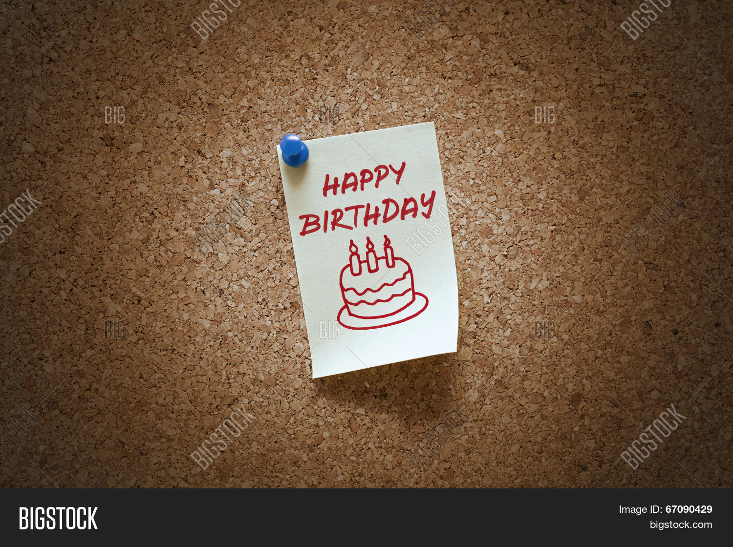 Happy Birthday Note Image & Photo (Free Trial) | Bigstock