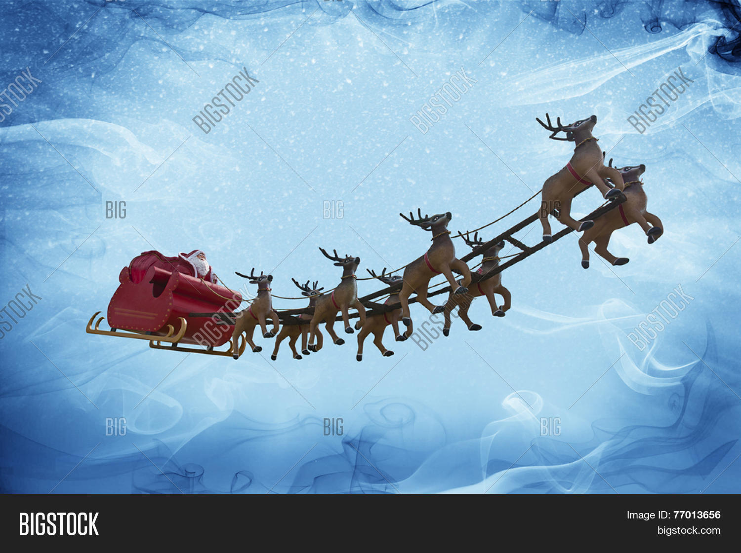 Santa Claus Riding Image & Photo (Free Trial) | Bigstock