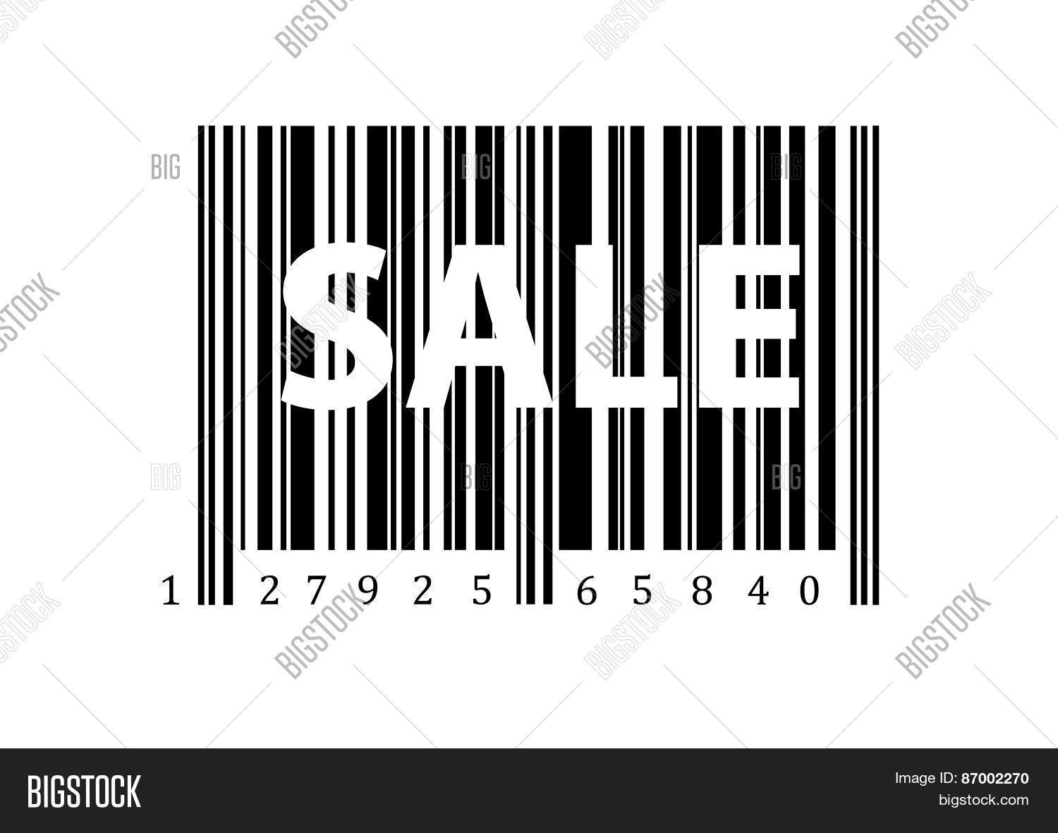 Sale Bar Code Vector & Photo (Free Trial) | Bigstock