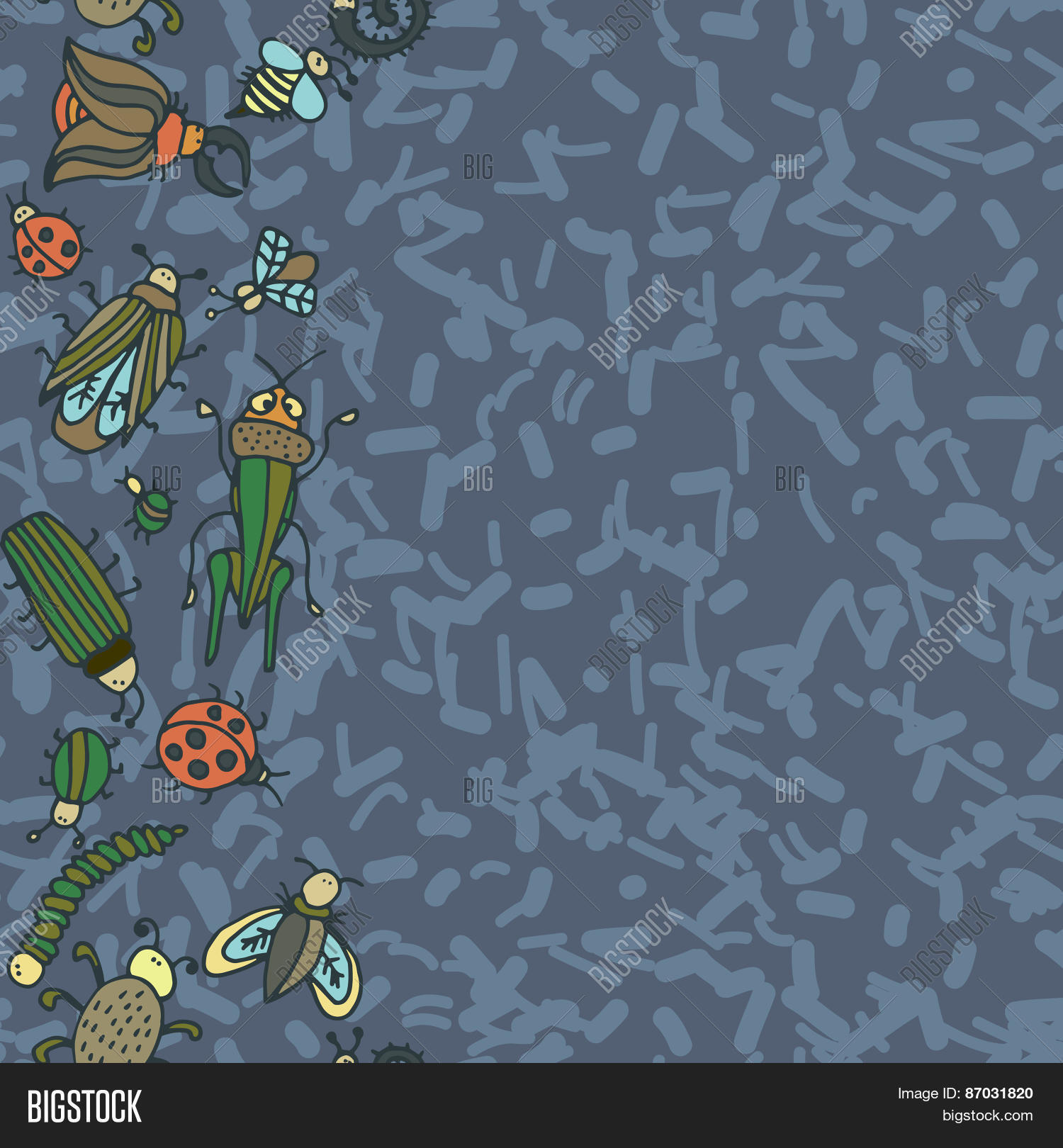 Cute Cartoon Insect Vector & Photo (Free Trial) | Bigstock