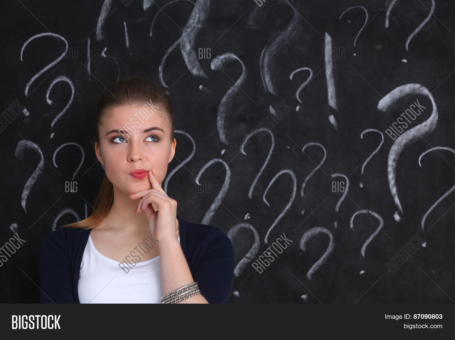 Young Girl Question Image & Photo (Free Trial) | Bigstock