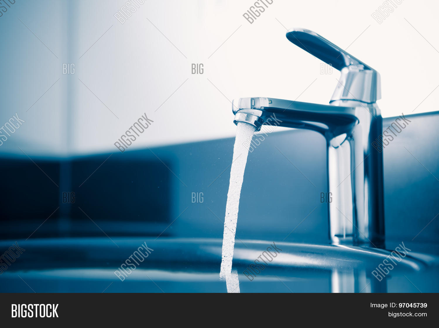 Faucet Flowing Water, Image & Photo (Free Trial) | Bigstock