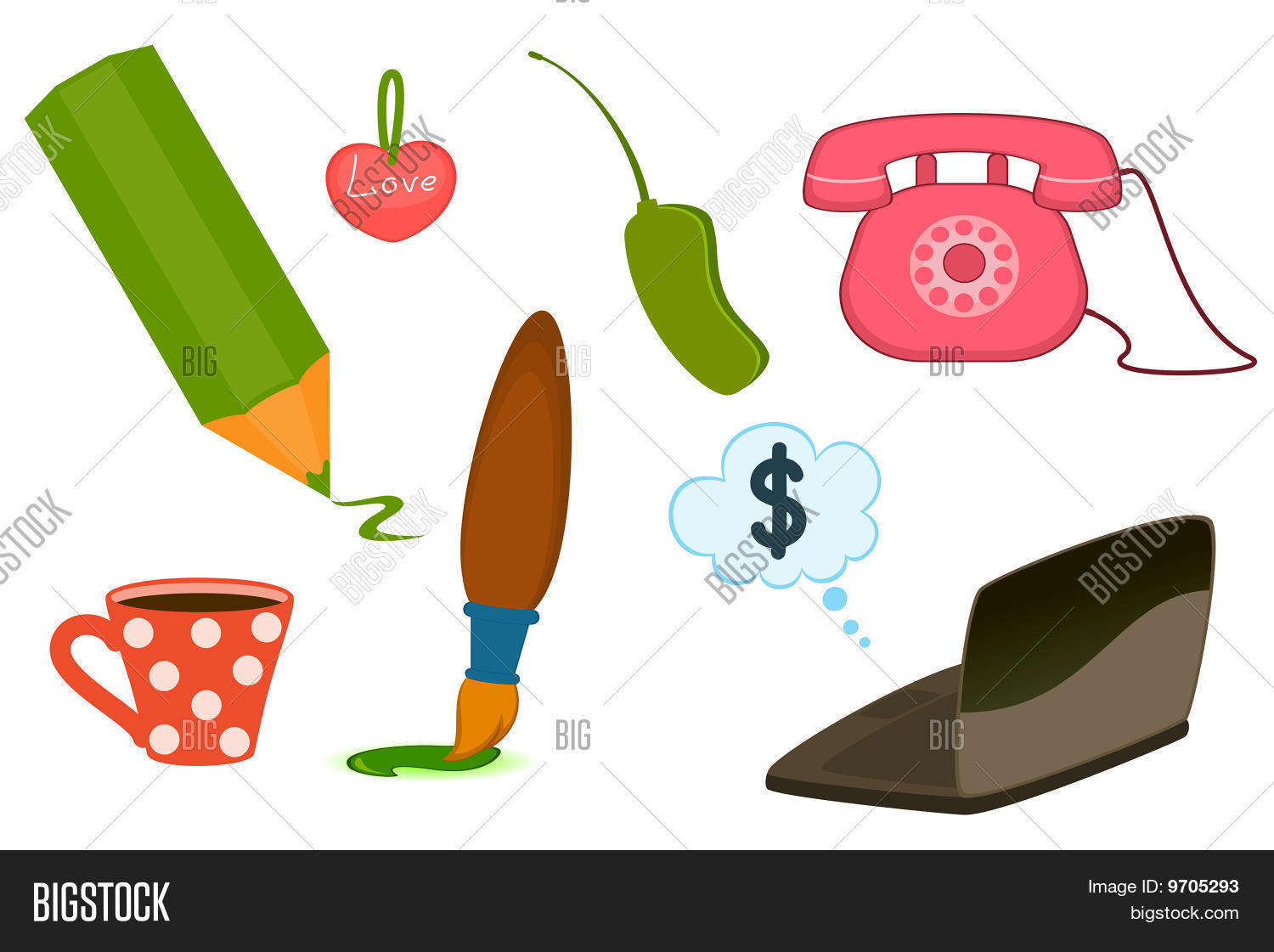 Set Child Objects Vector & Photo (Free Trial) | Bigstock