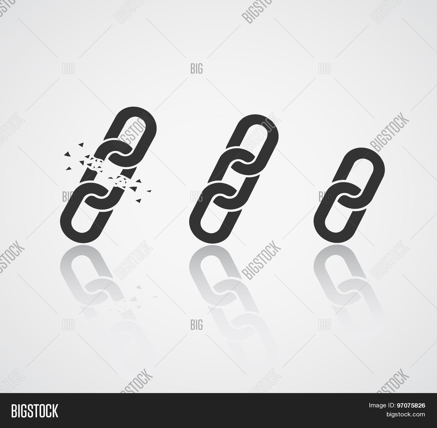 Chain Icon Collection Vector & Photo (Free Trial) | Bigstock